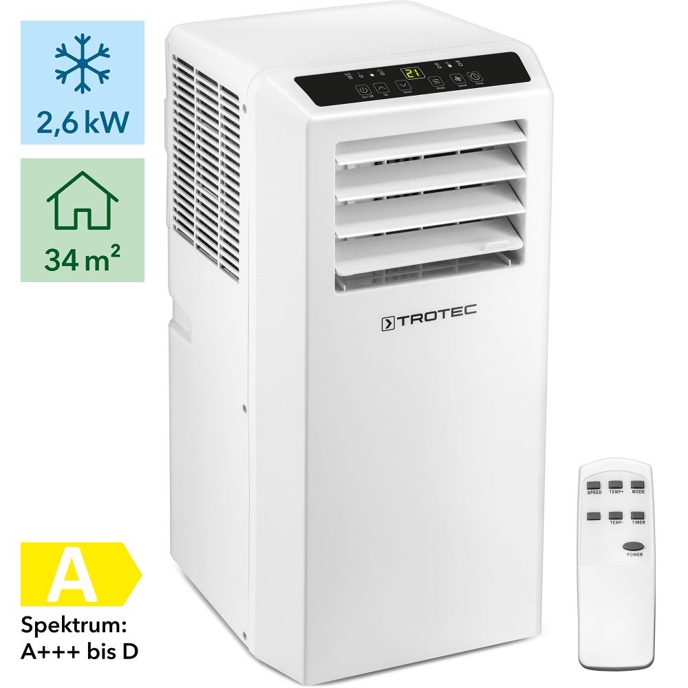 Φορητό κλιματιστικό TROTEC Germany 9000 BTU – PAC 2610 S ΨΥΞΗΣ Μοντέλο ...