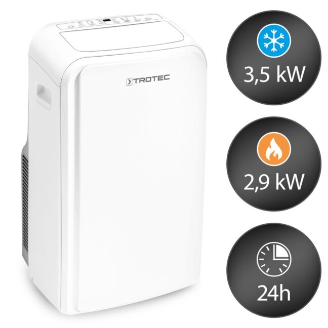 Φορητό κλιματιστικό by TROTEC Germany 12000 BTU – PAC 3500-SH Ψ/Θ ...